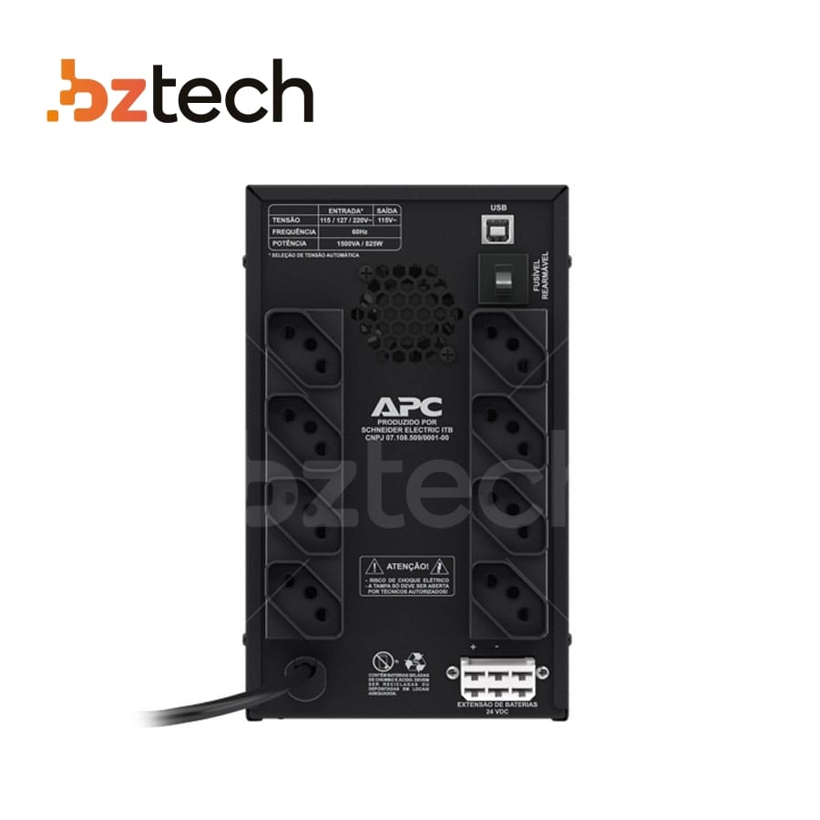 Nobreak APC Back-UPS 1500VA 110V - Bateria 7Ah | Bz Tech