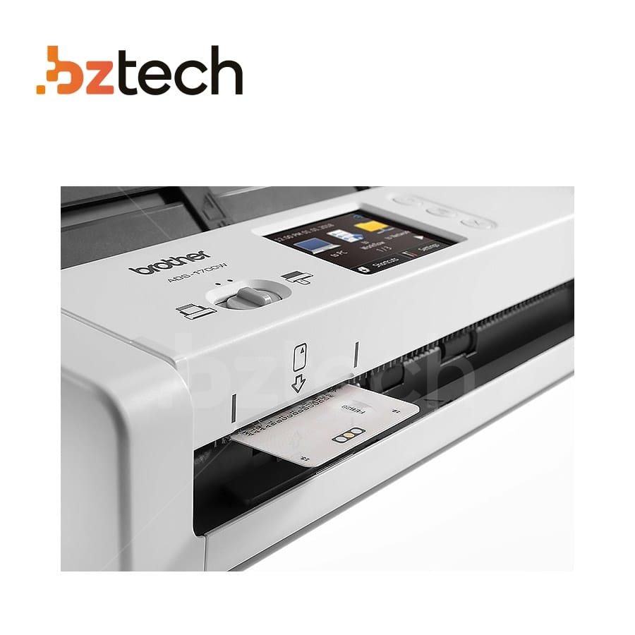 Scanner Brother ADS-1700W Duplex 600dpi - Micro USB e Wi-Fi (Com ADF ...
