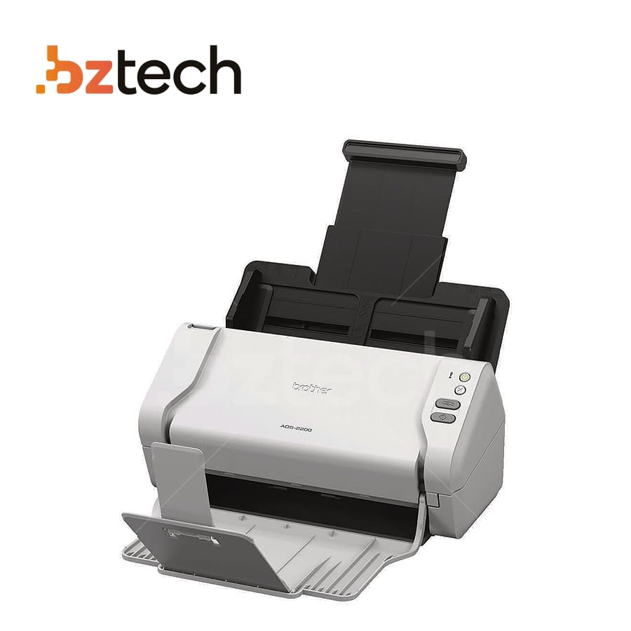 Scanner Brother ADS-2200 Duplex 600dpi - USB (Com ADF) | Bz Tech