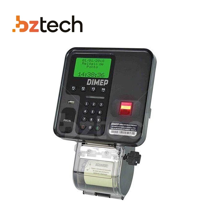 Relógio Ponto Dimep Smart Point FS-01 - Leitor Biométrico e Wi-Fi (Até 100 Funcionários) | Bz Tech