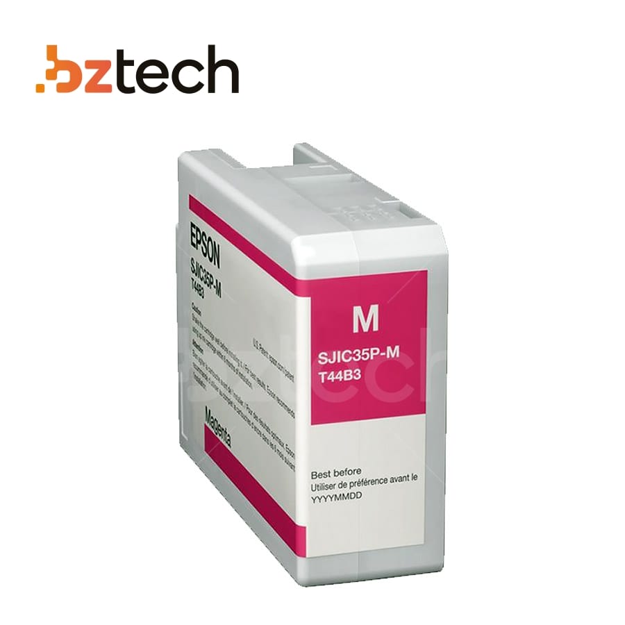 Cartucho de Tinta Original Epson Magenta SJIC35P - 80ml | Bz Tech