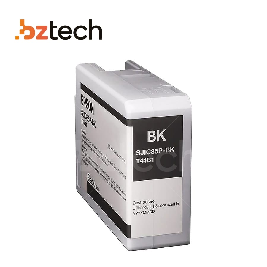 Cartucho de Tinta Original Epson Preto SJIC35P - 80ml | Bz Tech