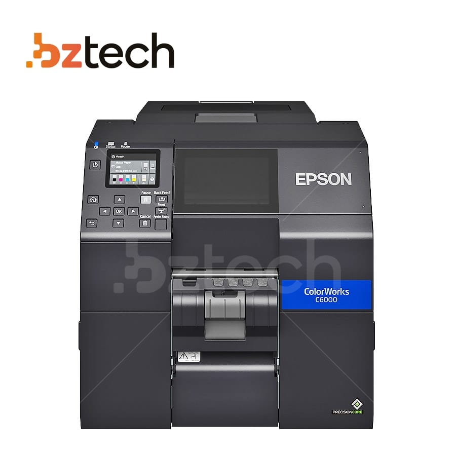 Impressora de Etiquetas Colorida Epson ColorWorks CW-C6000P 1200dpi ...