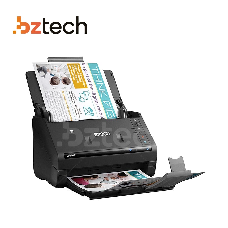 Scanner Epson WorkForce ES-500W 600dpi Wi-Fi | Bz Tech