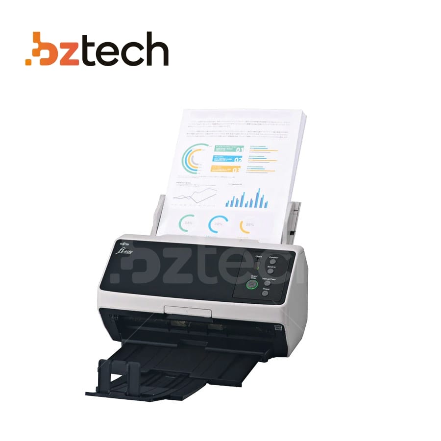 Scanner Fujitsu Fi-8150 Duplex 600dpi - USB e Ethernet (Com ADF) | Bz Tech