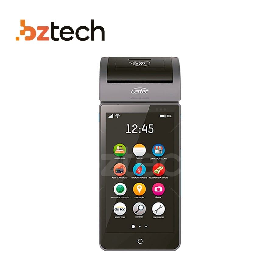Smart POS Gertec GPOS700X Android - Micro USB, Wi-Fi, Bluetooth e 4G ...