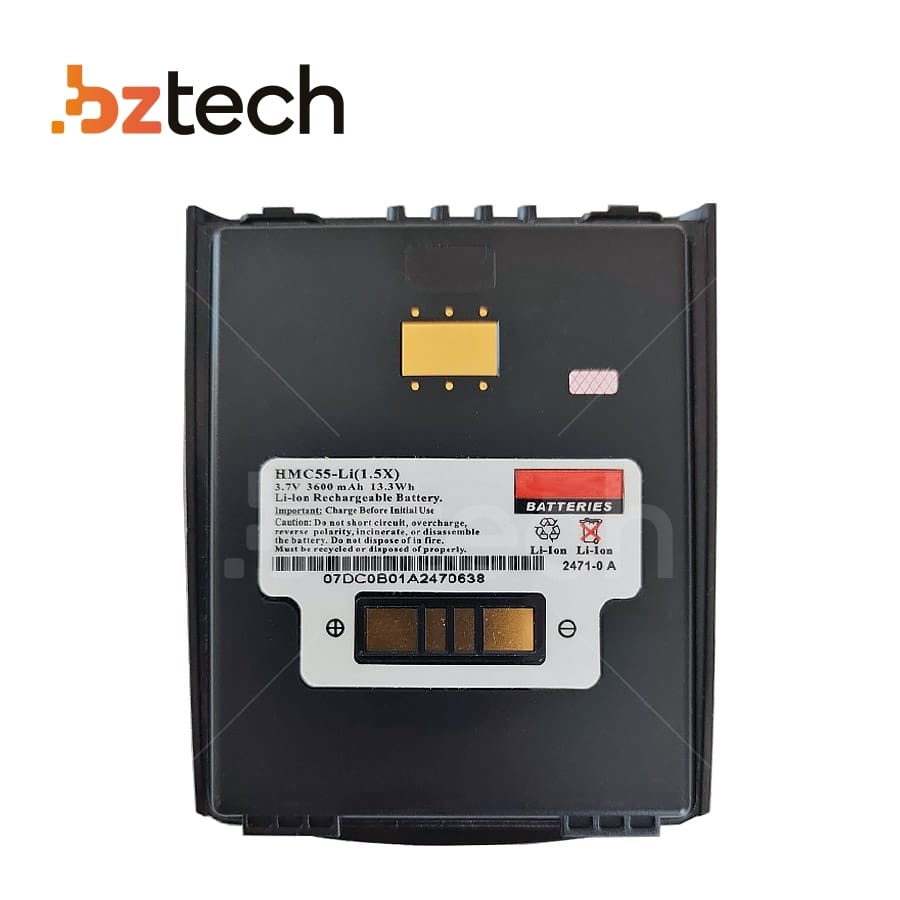 Bateria GTS para Coletor Zebra MC55, MC65 e MC67 - 3600mAh | Bz Tech