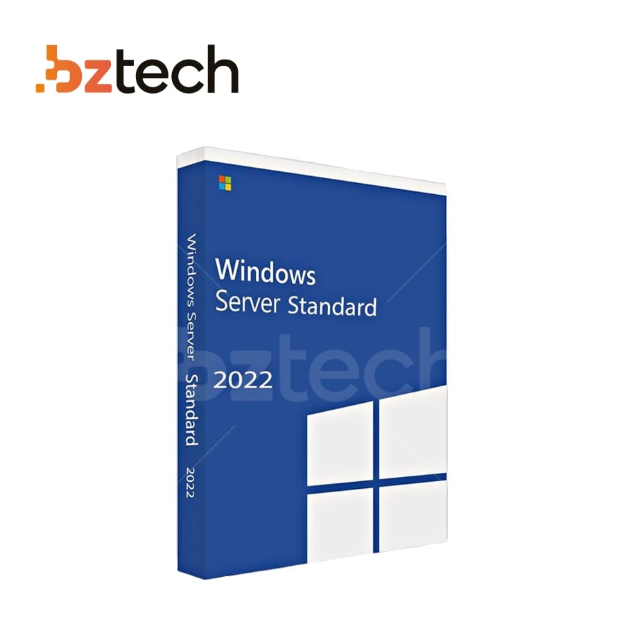 Software Microsoft Windows Server 2022 Standard 4 Core - Licença COEM ...