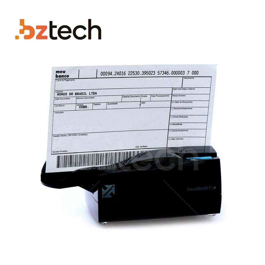 Leitor de Boleto e Cheque Nonus Handbank Eco Office 10 - USB (Semi ...