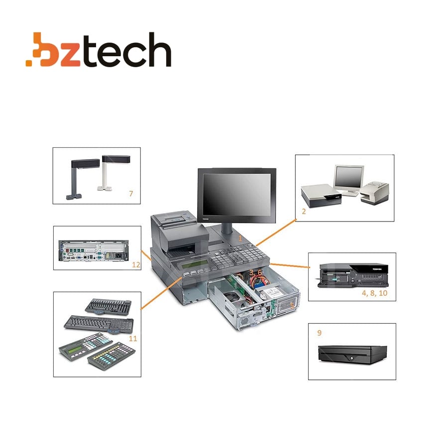 Computador All in One 15 Polegadas Touch Screen Toshiba IBM SurePOS TCx ...
