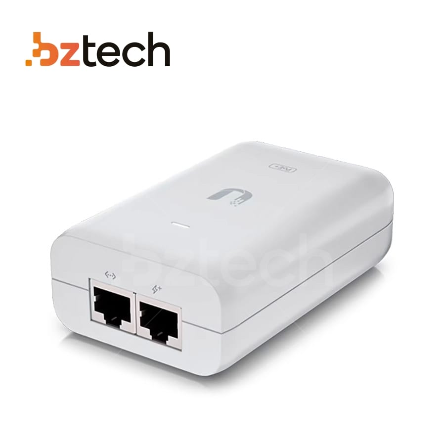 Injetor de Energia Ubiquiti U-PoE-at 30W - Fonte de Alimentação PoE+ ...