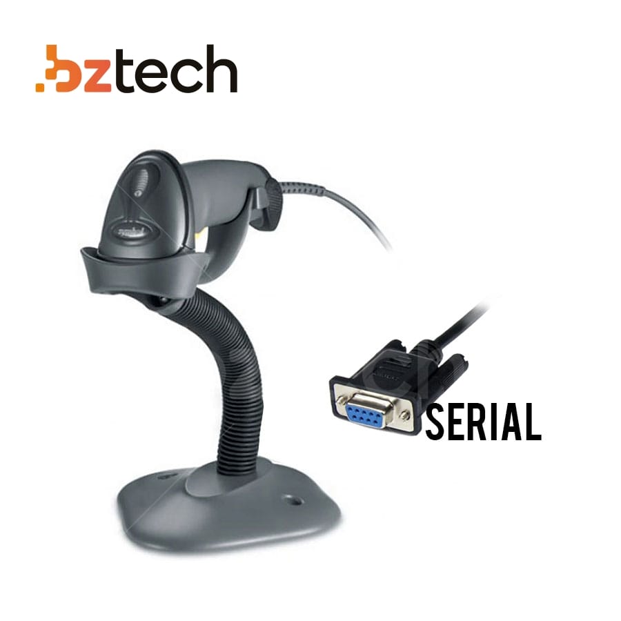 Leitor Zebra LS2208 Laser - Serial (Com Suporte) | Bz Tech